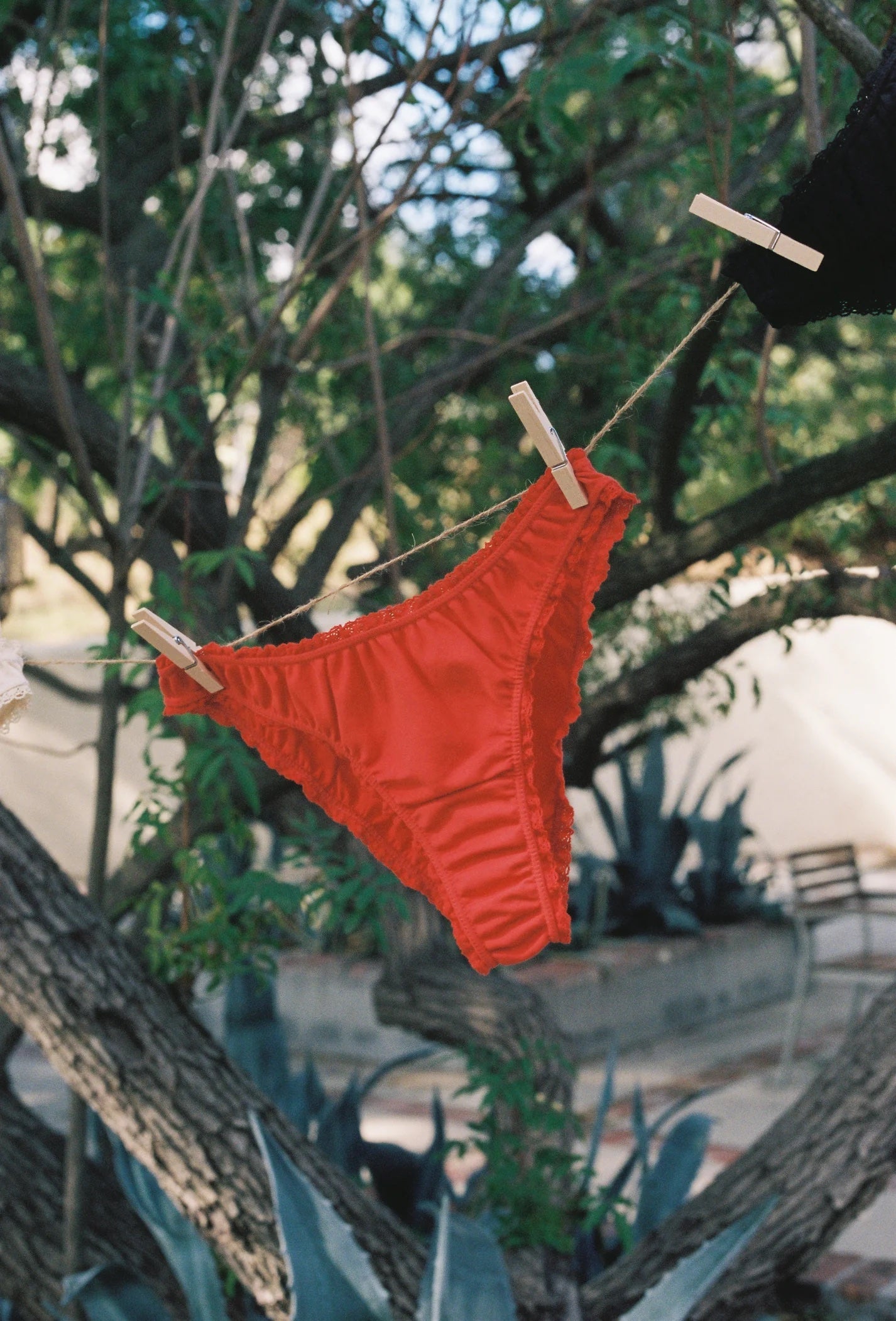 THE RED FRILLY PANTIES – BLS SHOWROOM